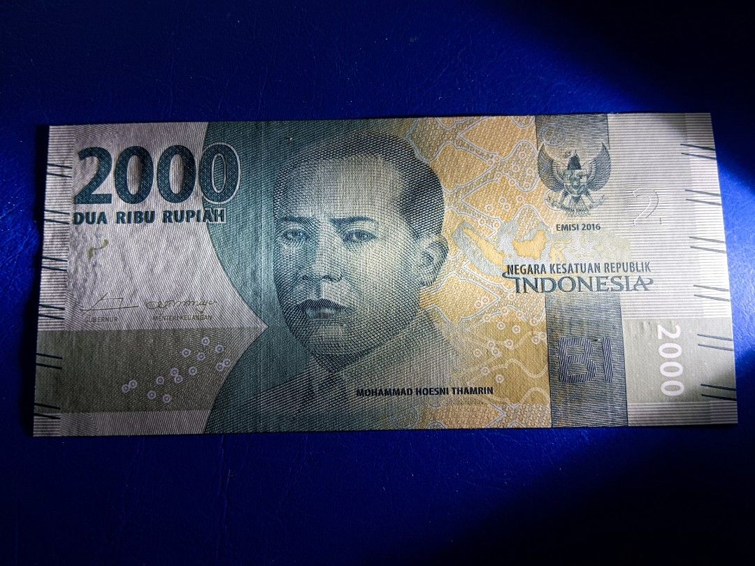 48 Low Number + 0000 Lion Number Indonesia 2000 Rupiah UNC Banknote ...