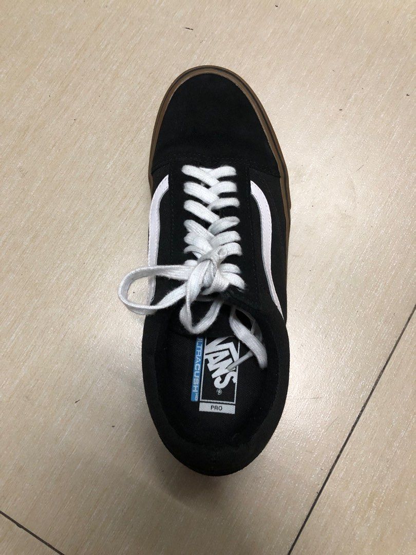 721454 Vans Pro Old Skool Ultracush Black White Gumsole(11 US M), Men's ...