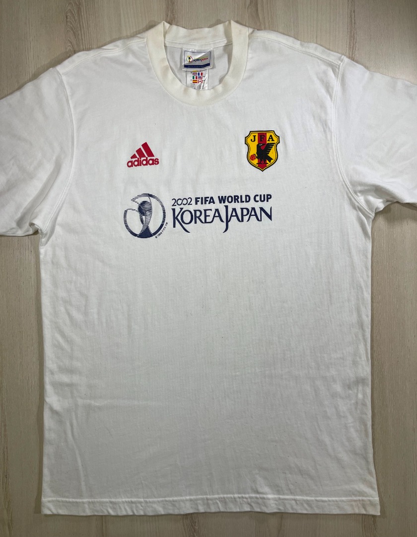 Adidas 2002 World Cup JFA White Tee #BW2 Used, Men's Fashion ...