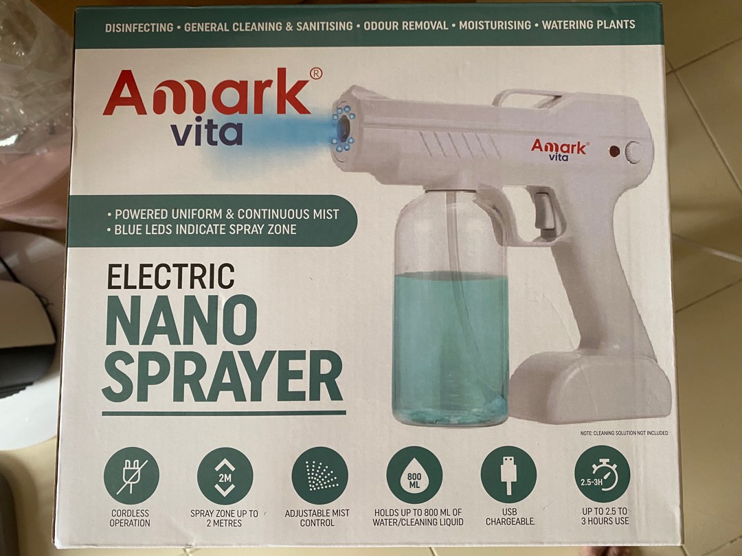 Amark Electric Nano Sprayer, Health & Nutrition, Medical Supplies ...