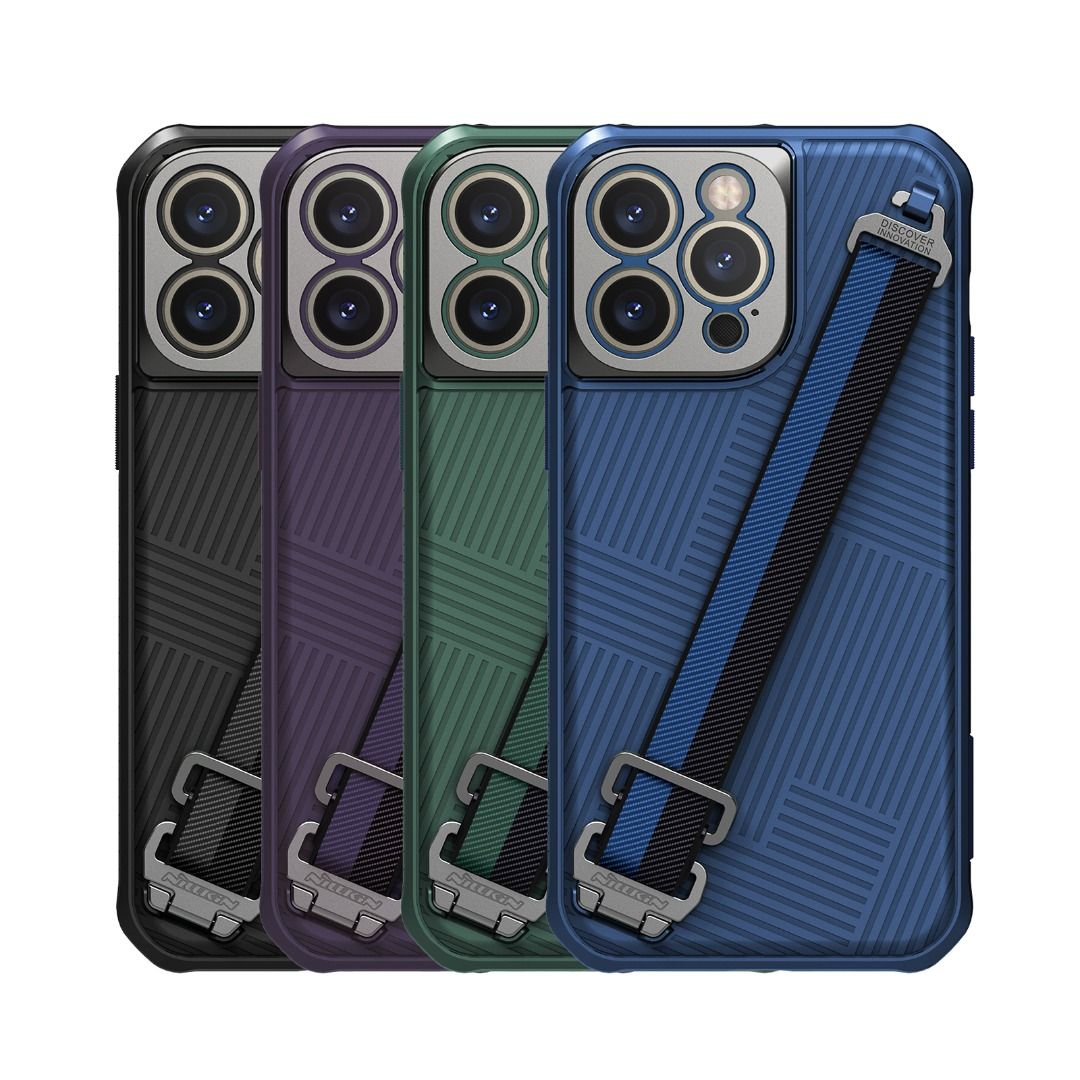 Apple iPhone 14 Pro Max - Magnetic Strap Case Full Coverage Casing Rope ...