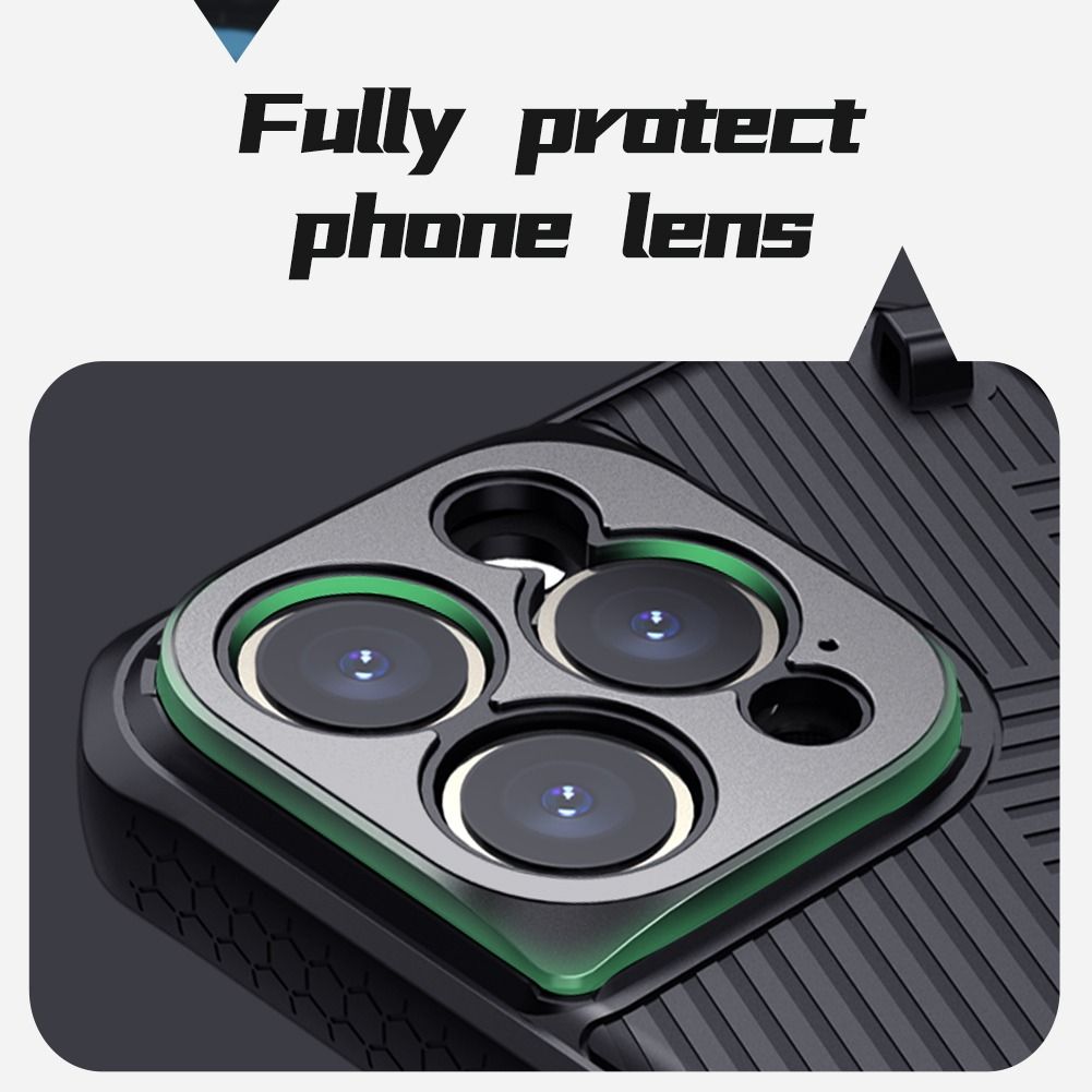 Apple iPhone 14 Pro Max - Magnetic Strap Case Full Coverage Casing Rope ...