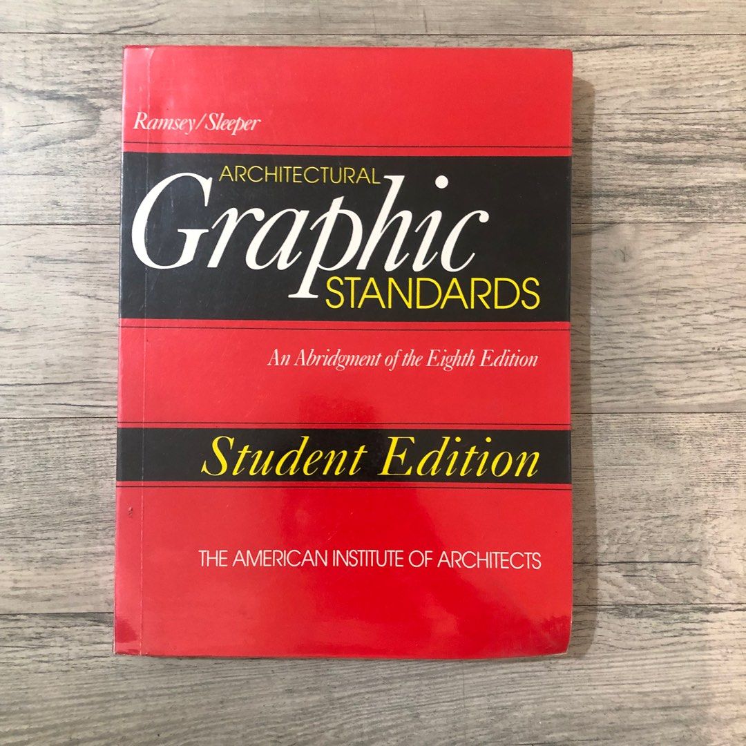Architectural Graphics Standards Student Edition, Hobbies & Toys, Books ...