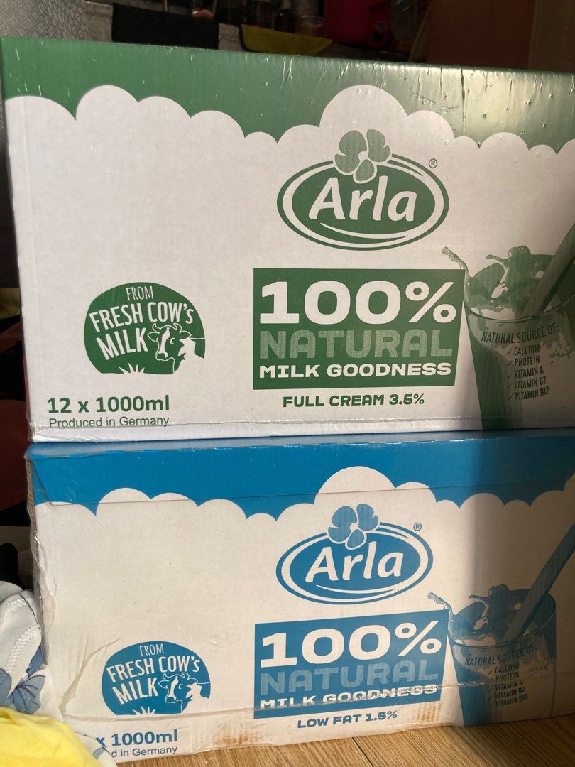 ARLA FULL CREAM & LOW FAT, Food & Drinks, Other Food & Drinks on Carousell