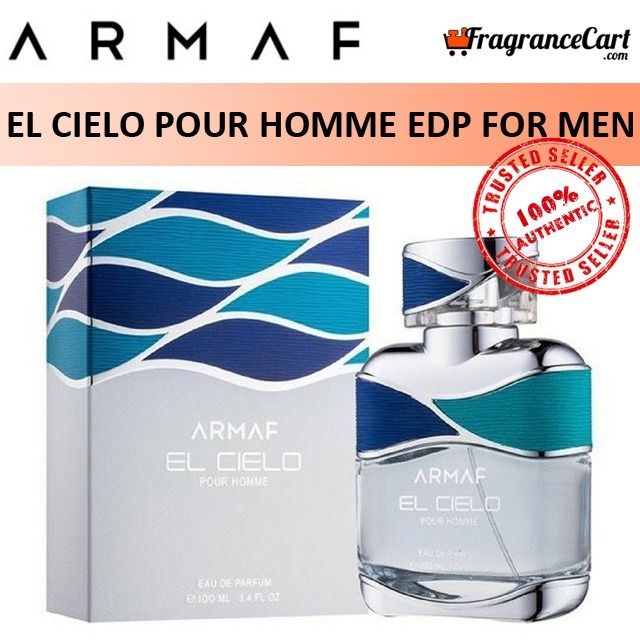 Armaf El Cielo Pour Homme EDP for Men (100ml) Eau de Parfum Cello Blue ...