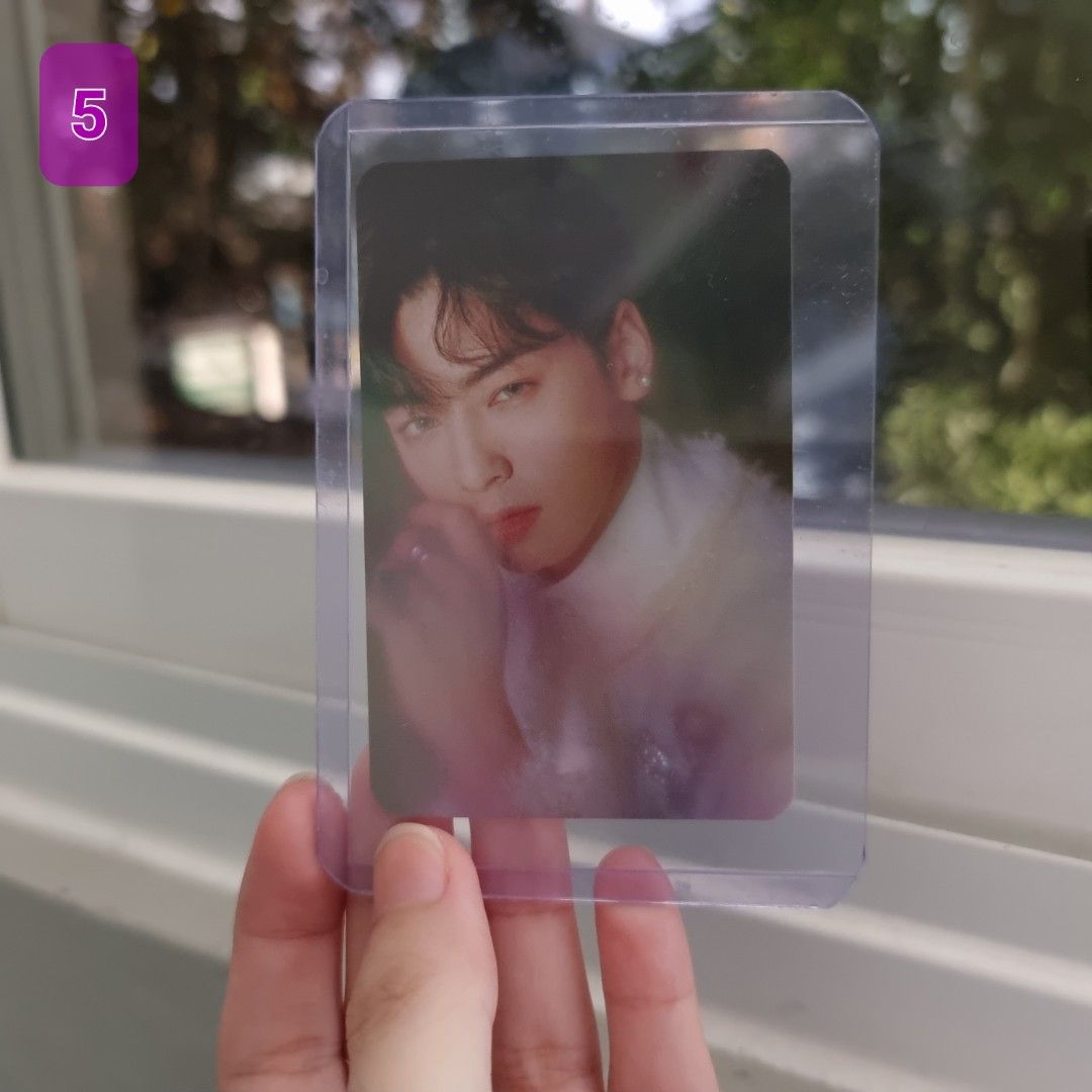 ASTRO Cha Eun Woo Official Photocards (#1, #2 and #4 SOLD), Hobbies ...