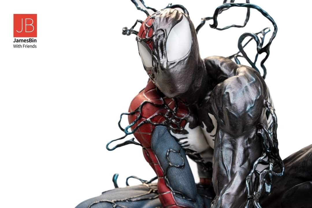 [ATF WANT] Symbiote Spiderman Statue, Hobbies & Toys, Toys & Games on ...