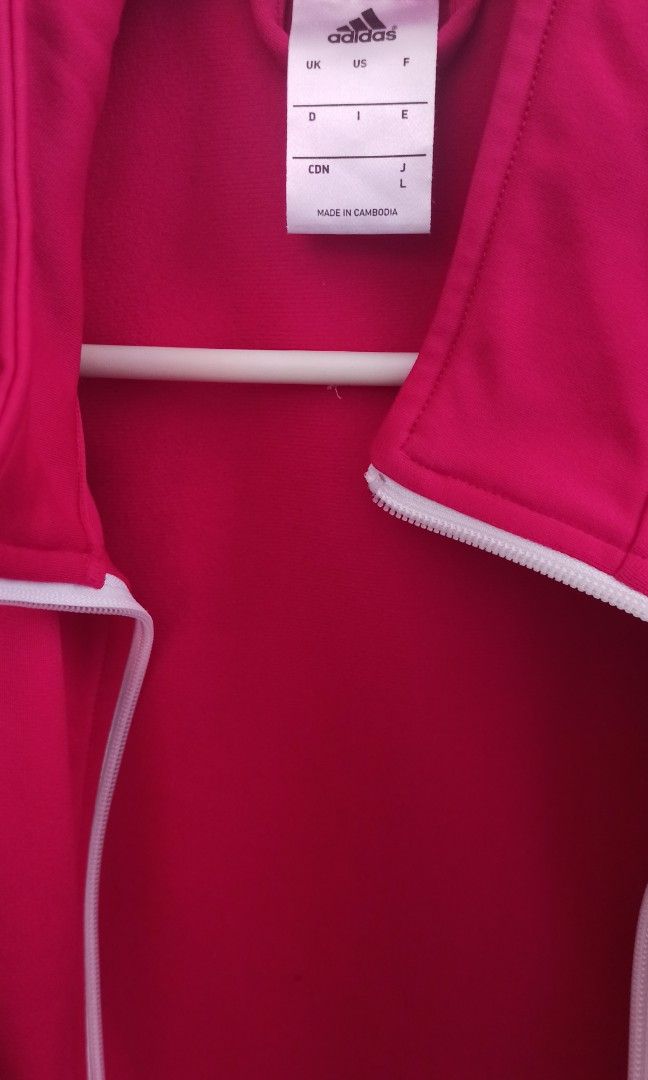 Authentic Adidas Pink Jacket, Women's Fashion, Coats, Jackets and ...