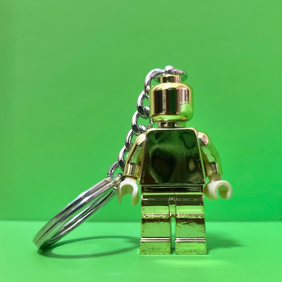 AUTHENTIC Lego Gold Minifig Keychain, Hobbies & Toys, Toys & Games on ...