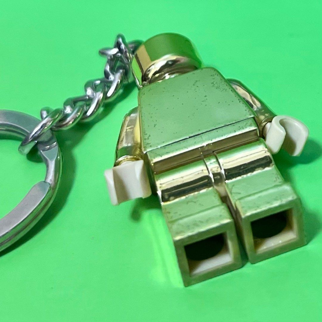 AUTHENTIC Lego Gold Minifig Keychain, Hobbies & Toys, Toys & Games on ...
