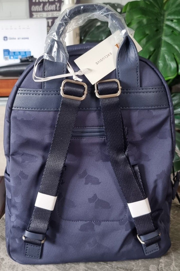 Authentic New Radley London Blue Backpack Bag, Women's Fashion, Bags ...