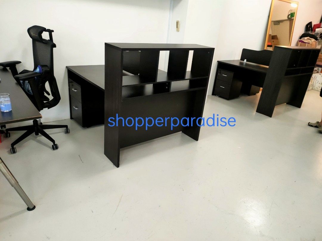 B32 Workstation w Partition, Office Table, System Furniture Cubicle ...