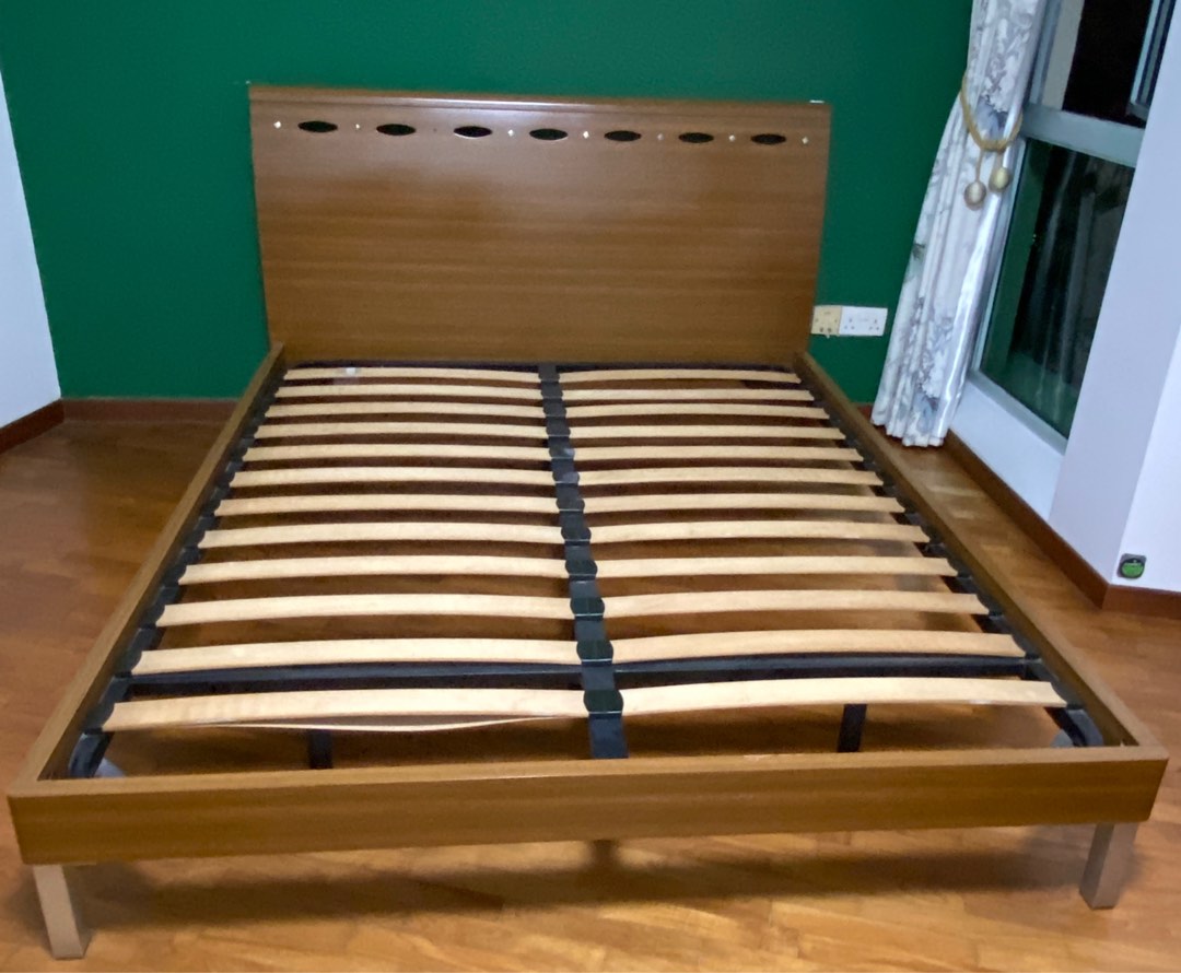 Bed frame, Furniture & Home Living, Furniture, Bed Frames & Mattresses ...