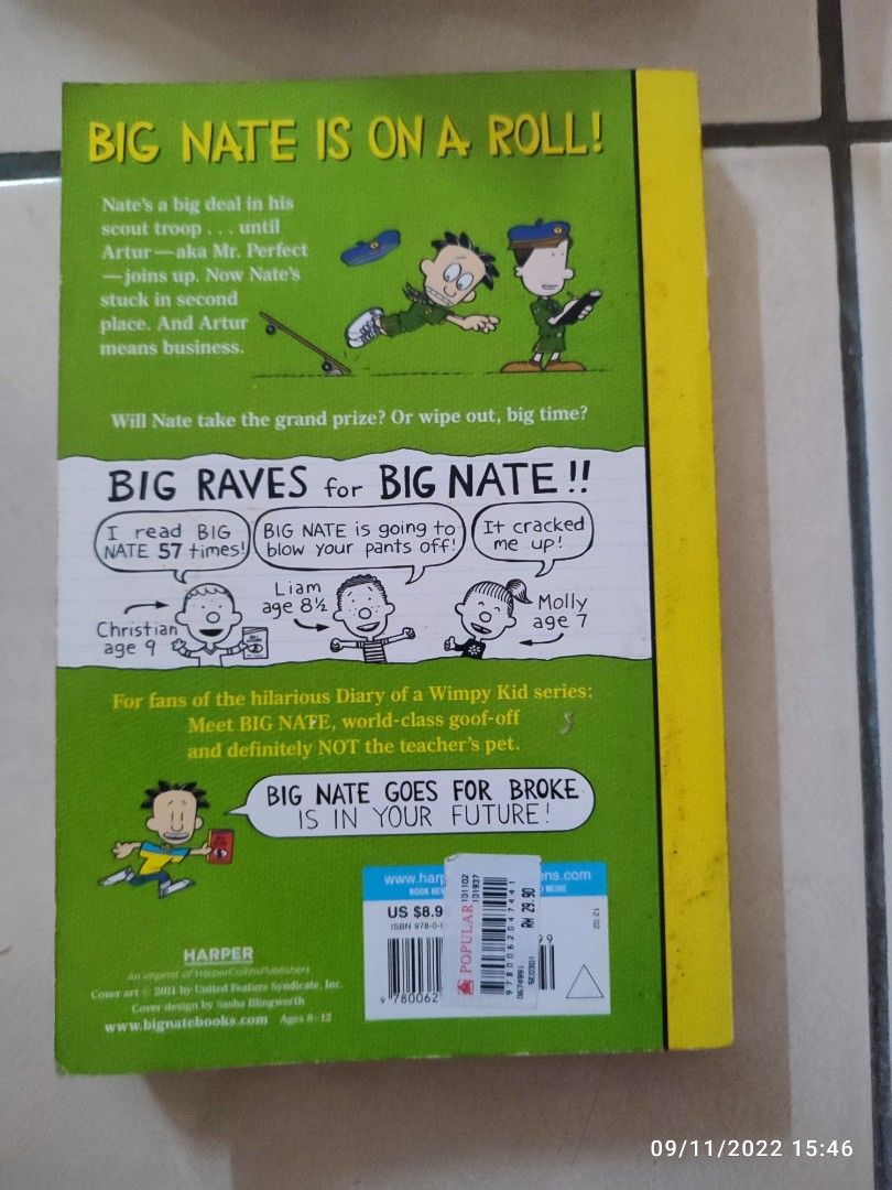 Big Nate on A Roll - Lincoln Peirce, Hobbies & Toys, Books & Magazines ...