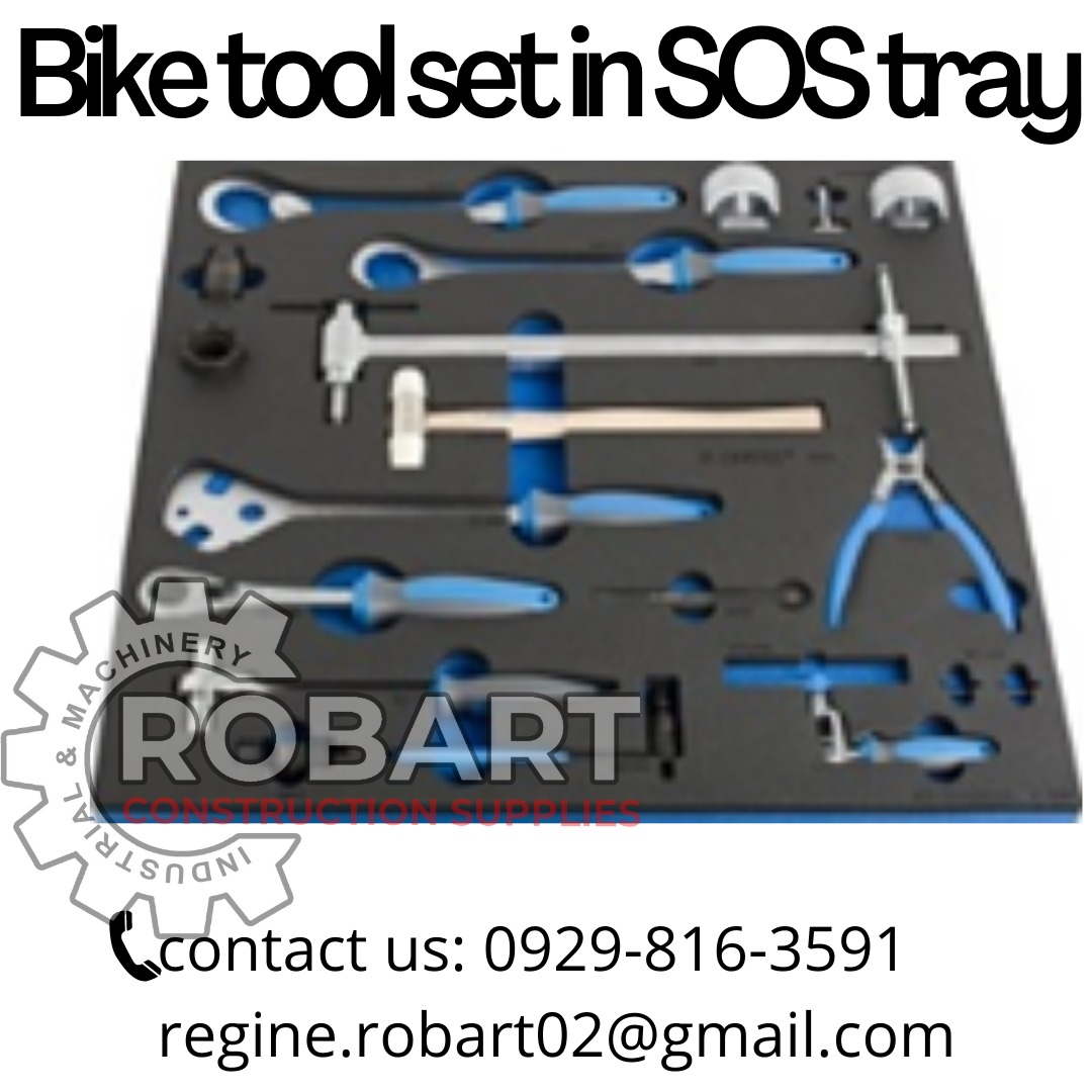 Bike tool set in SOS tray, Commercial & Industrial, Construction Tools ...