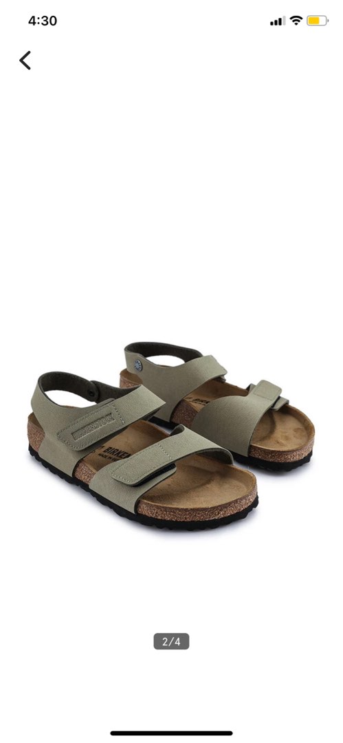Birkenstock Palu Logo Birko Flor, Women's Fashion, Footwear, Flats ...