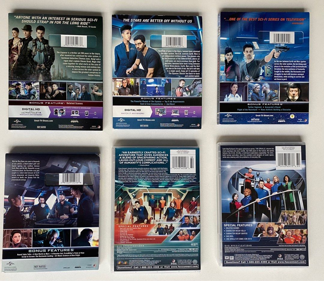 Blu Ray and DVD TV series (various), Hobbies & Toys, Music & Media, CDs ...