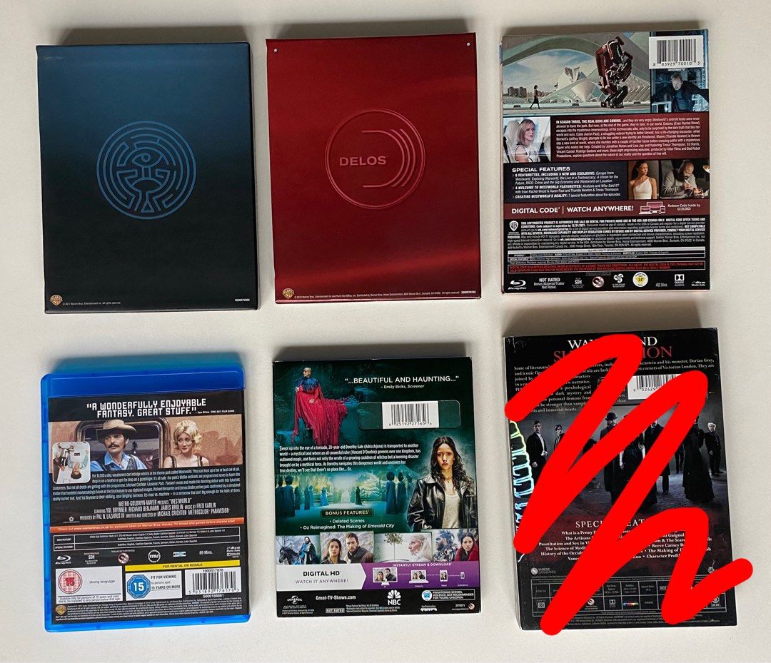 Blu Ray and DVD TV series (various), Hobbies & Toys, Music & Media, CDs ...