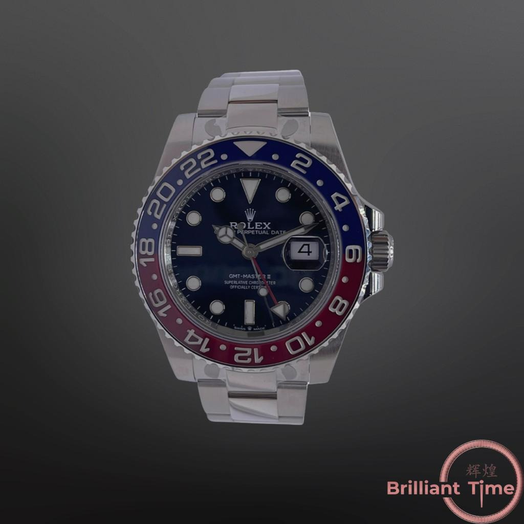 *BNIB* Full Factory Sticker Rolex GMT Master II Oyster ''PEPSI ...