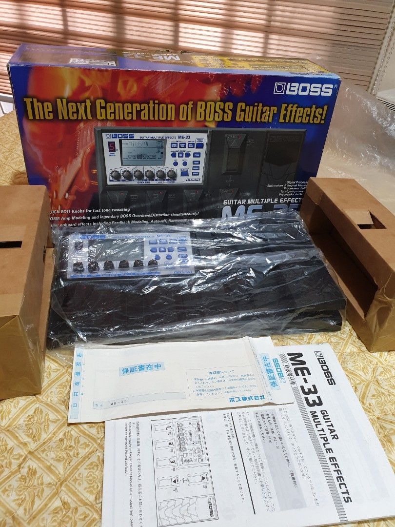 Boss ME-33 Multi Guitar Effects, Hobbies & Toys, Music & Media, Musical ...