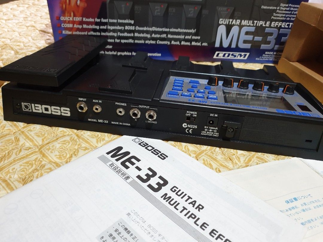 Boss ME-33 Multi Guitar Effects, Hobbies & Toys, Music & Media, Musical ...
