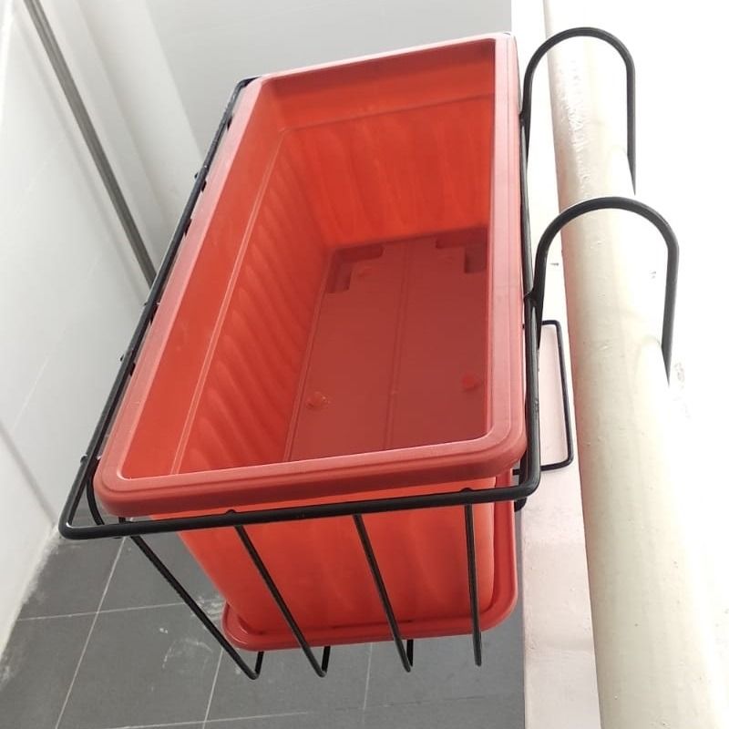 Brand New HDB / CONDO Corridor Balcony Hanging Railing Planter ...