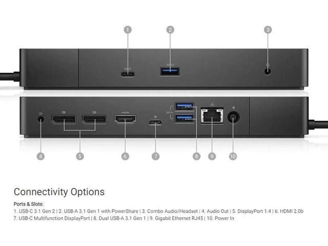 [Brand new Sealed Box] Dell WD19 Thunderbolt 4K Dock with 180w Adapter ...