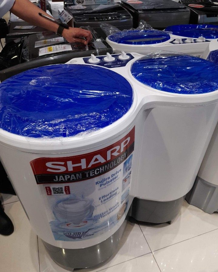 BRAND NEW SHARP SINGLE AND TWIN TUB WASHING MACHINE !, TV & Home ...