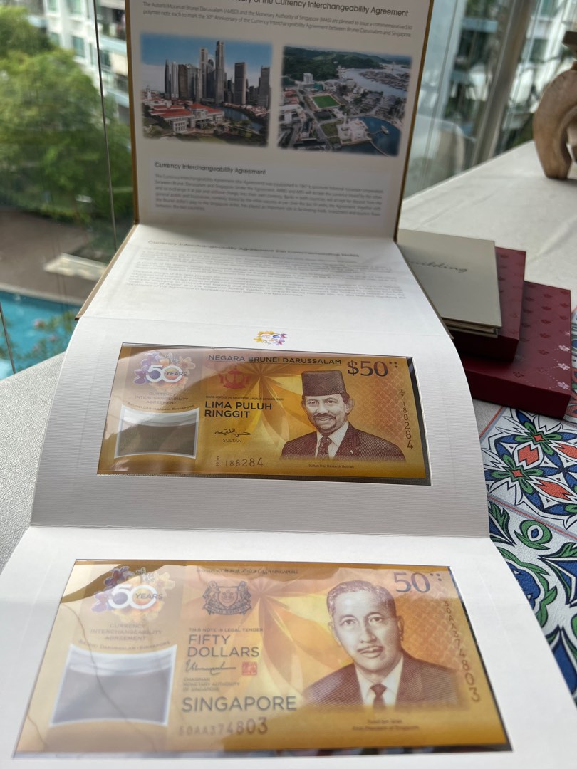 Brunei -Singapore SG50 Commemorative Note, Hobbies & Toys, Memorabilia ...