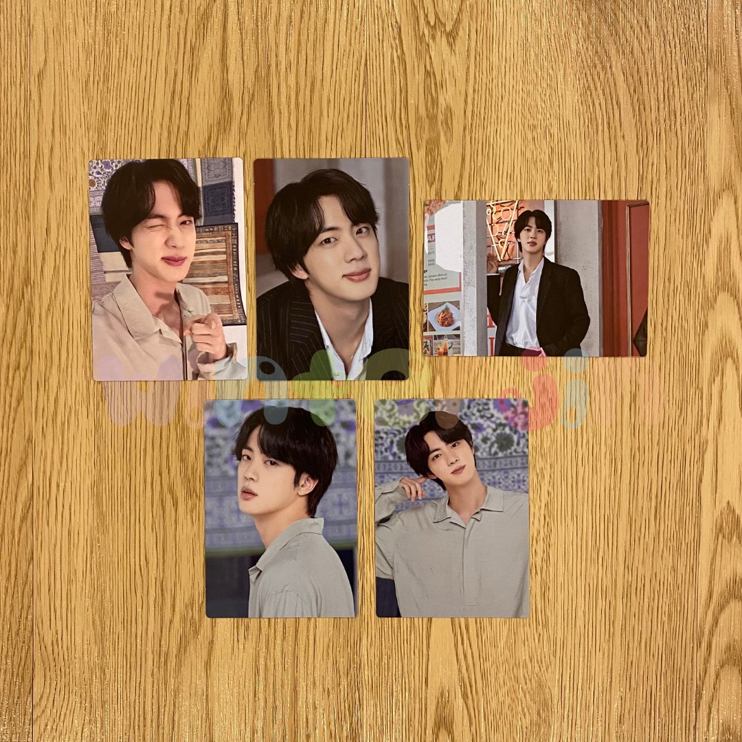 BTS JIN SEOKJIN PERMISSION TO DANCE PTD ON STAGE SEOUL MINI PHOTOCARD ...