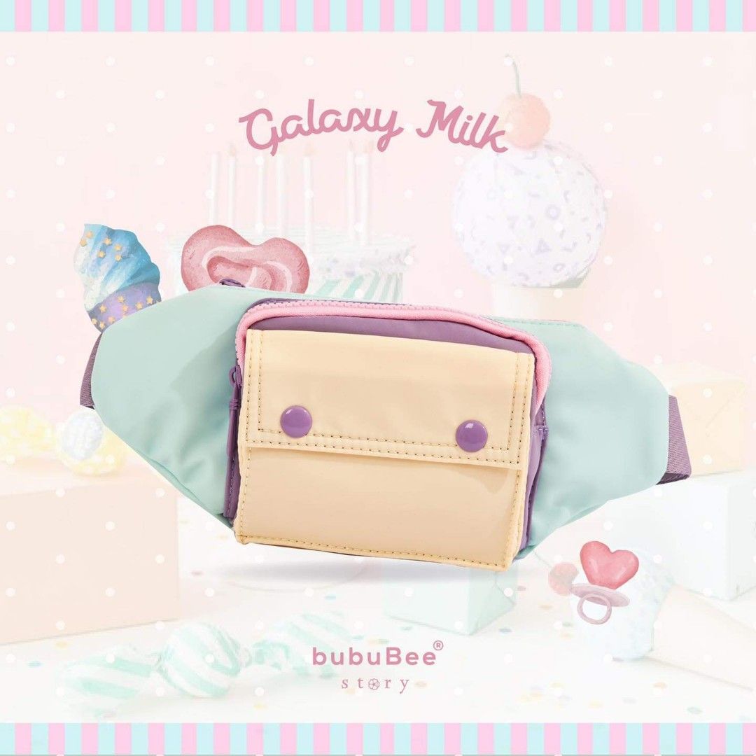 Bububee colourful bum bag, Women's Fashion, Bags & Wallets, Cross-body Bags on Carousell