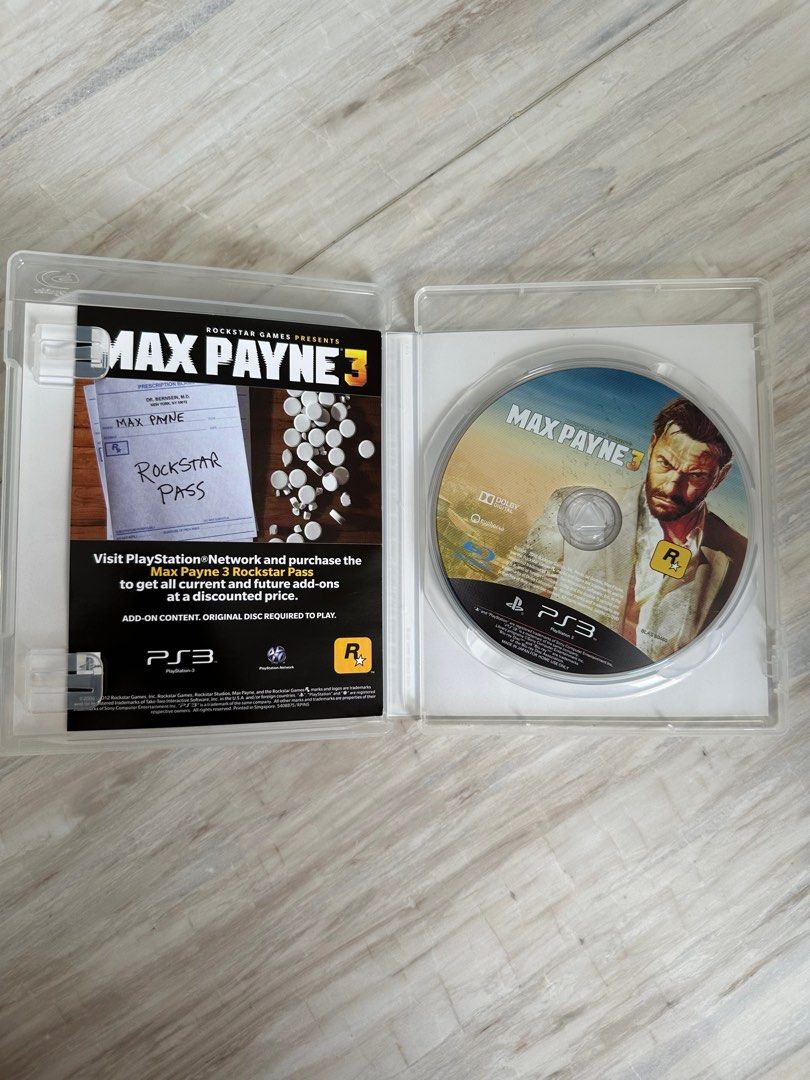CD Kaset PS3 Max Payne, Video Game, Game di Carousell