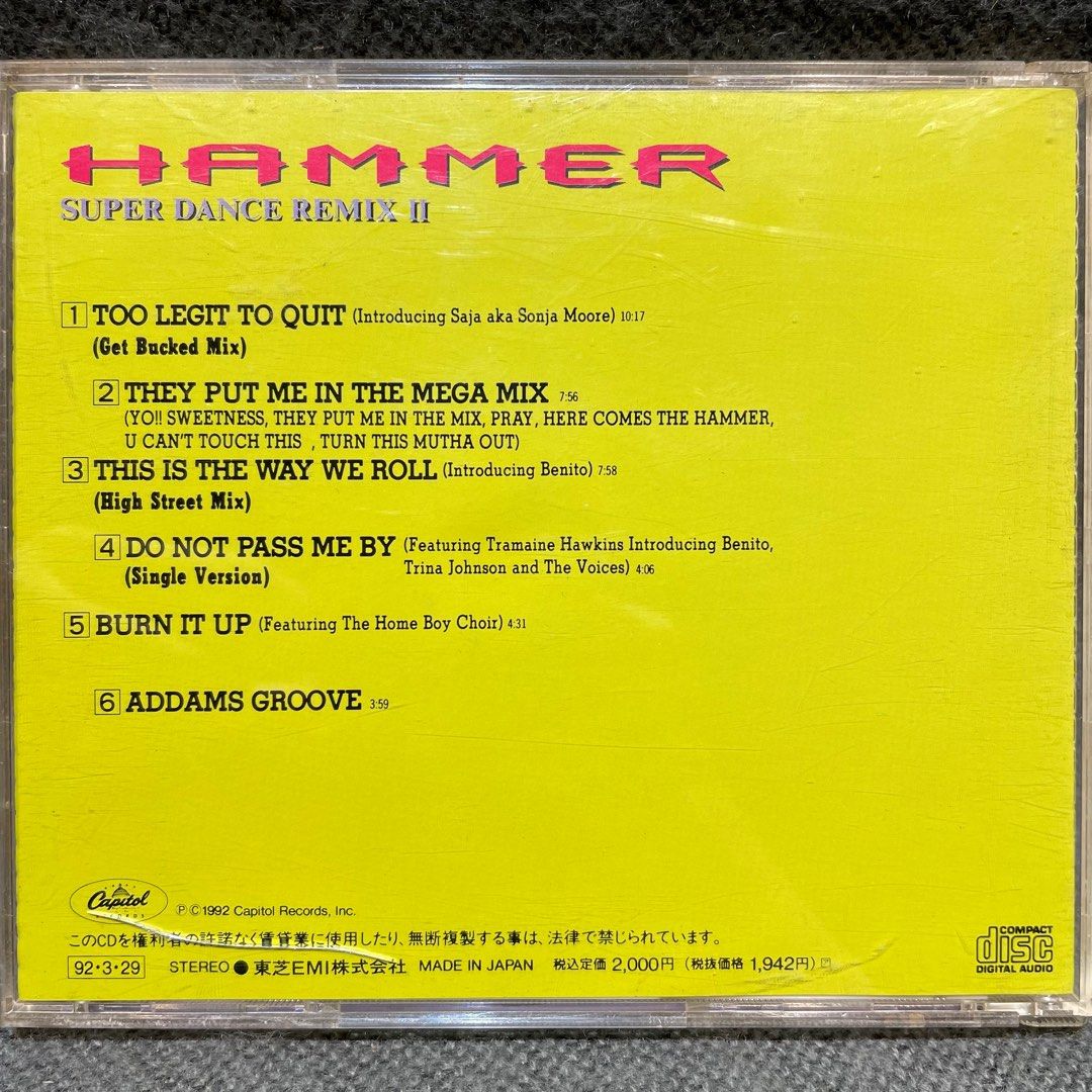 CD. MC Hammer., Hobbies & Toys, Music & Media, CDs & DVDs on Carousell