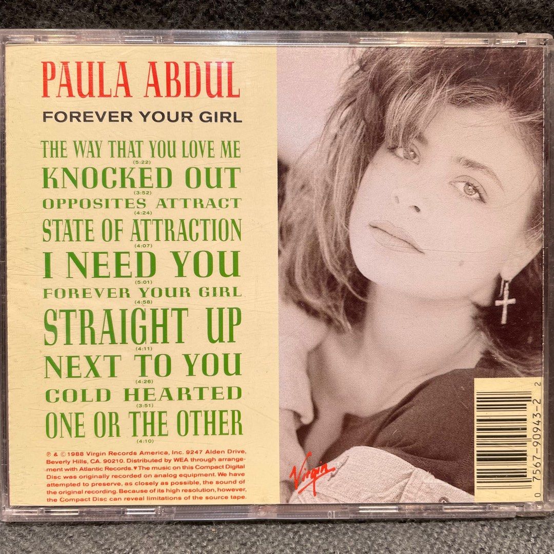 CD. Paula Abdul. Janet Jackson. Madonna. Mariah Carey. 2 Unlimited ...
