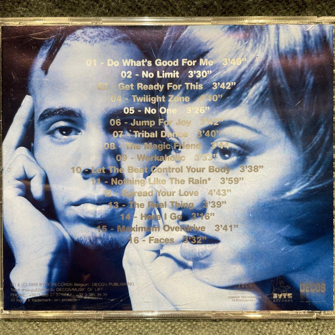 CD. Paula Abdul. Janet Jackson. Madonna. Mariah Carey. 2 Unlimited ...