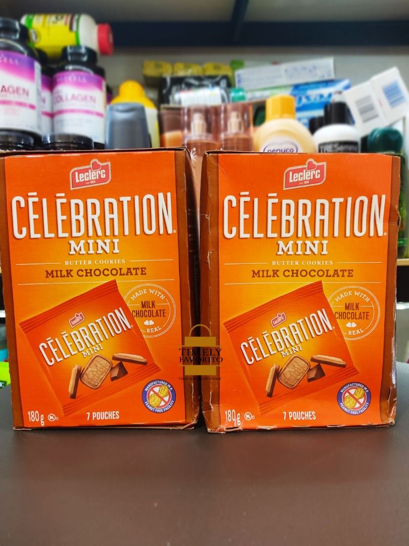 Celebration Milk Chocolate Mini Butter Cookies 180g, Food & Drinks ...