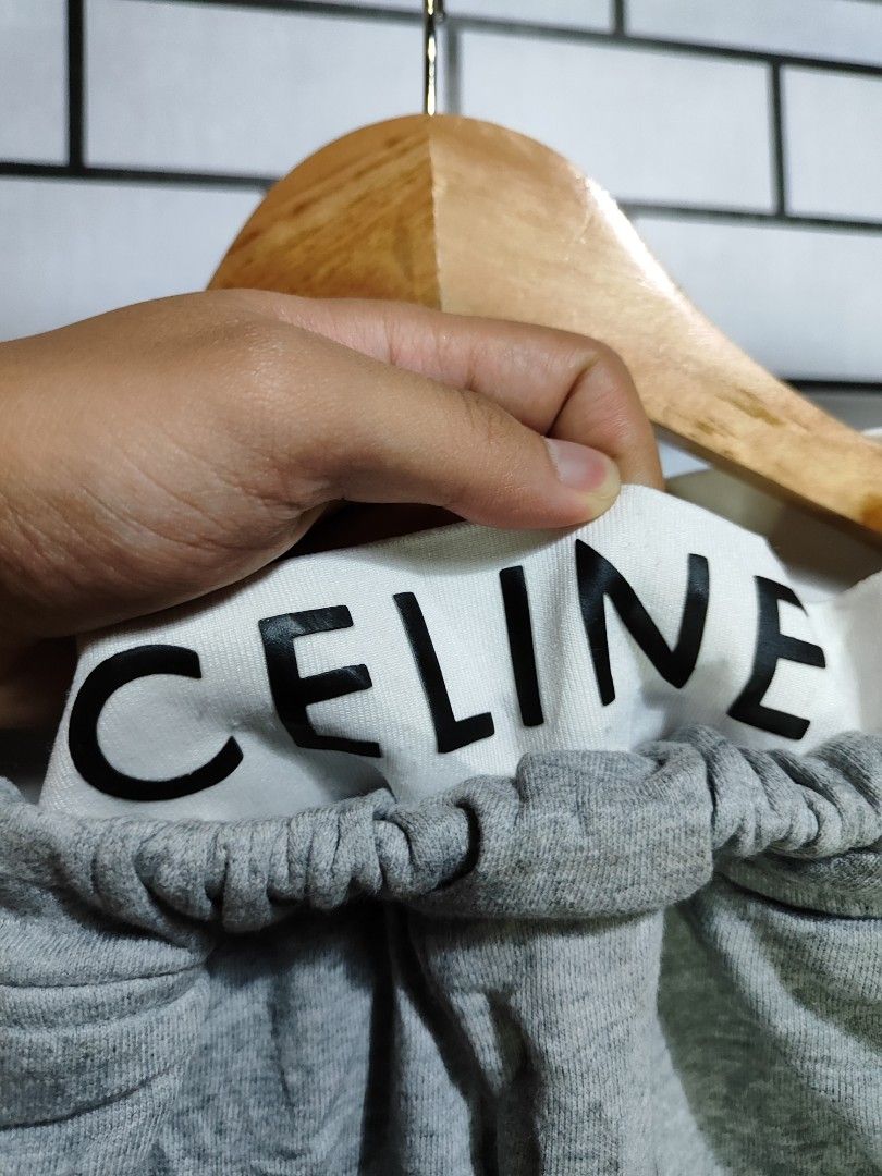 Celine Tattered Baggy Joggers, Luxury, Apparel on Carousell