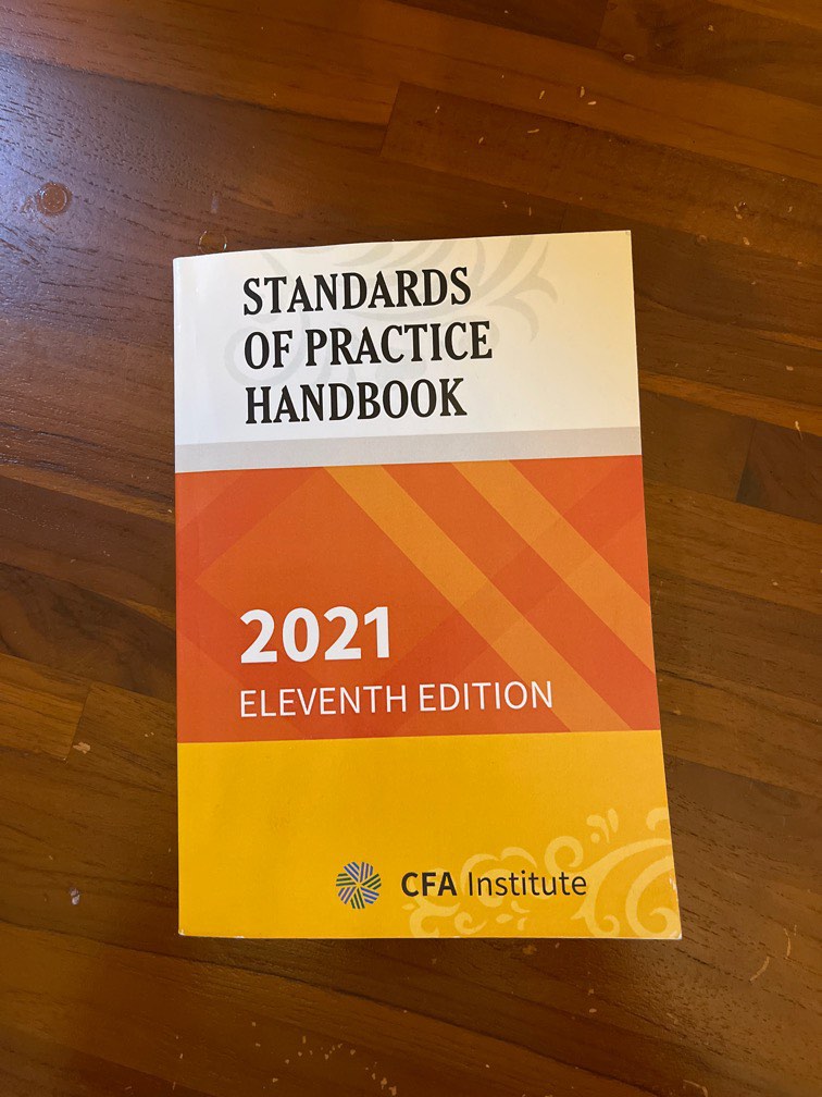 CFA ethics handbook 2021 edition, Hobbies & Toys, Books & Magazines, Textbooks on Carousell