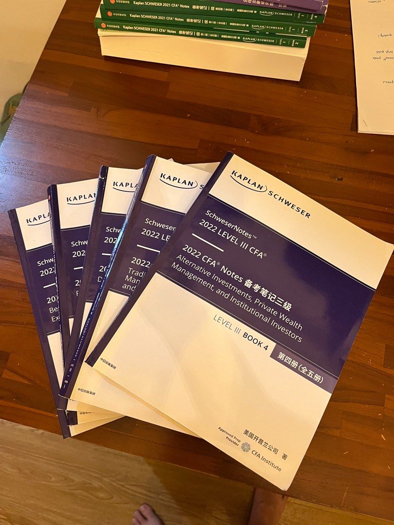 CFA Level III 2022 Kaplan notes, Hobbies & Toys, Books & Magazines ...