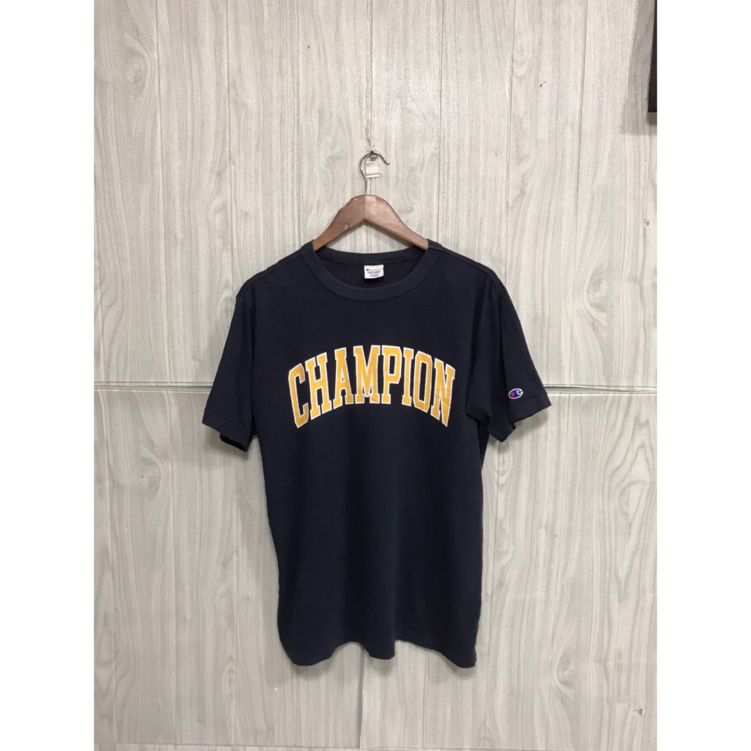 Champion "Japan" Logo Tee, Men's Fashion, Tops & Sets, Tshirts & Polo ...