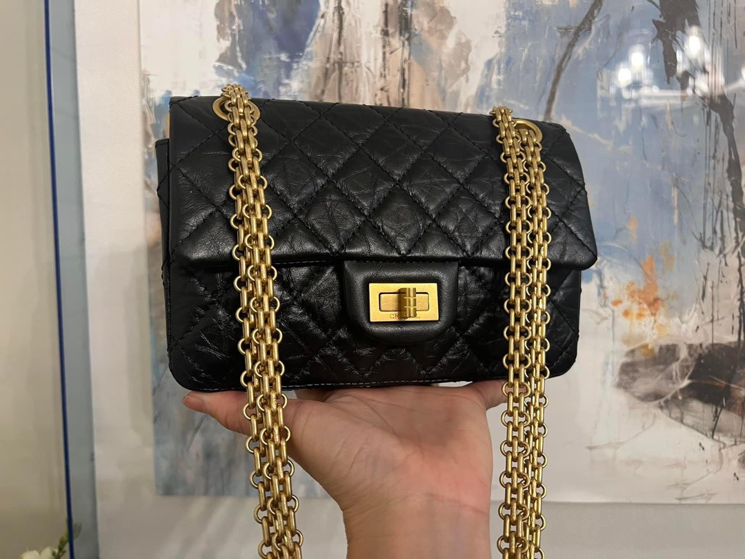 Chanel mini reissue 2021 chip code, Luxury, Bags & Wallets on Carousell