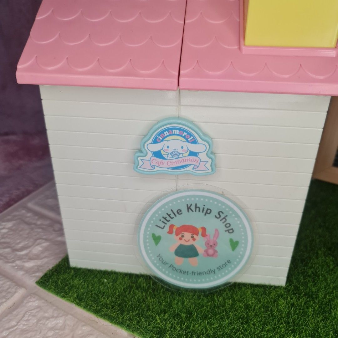 CINNAMOROLL CAFE HOUSE AND ICE CREAM WAGON SET, Hobbies & Toys, Toys ...