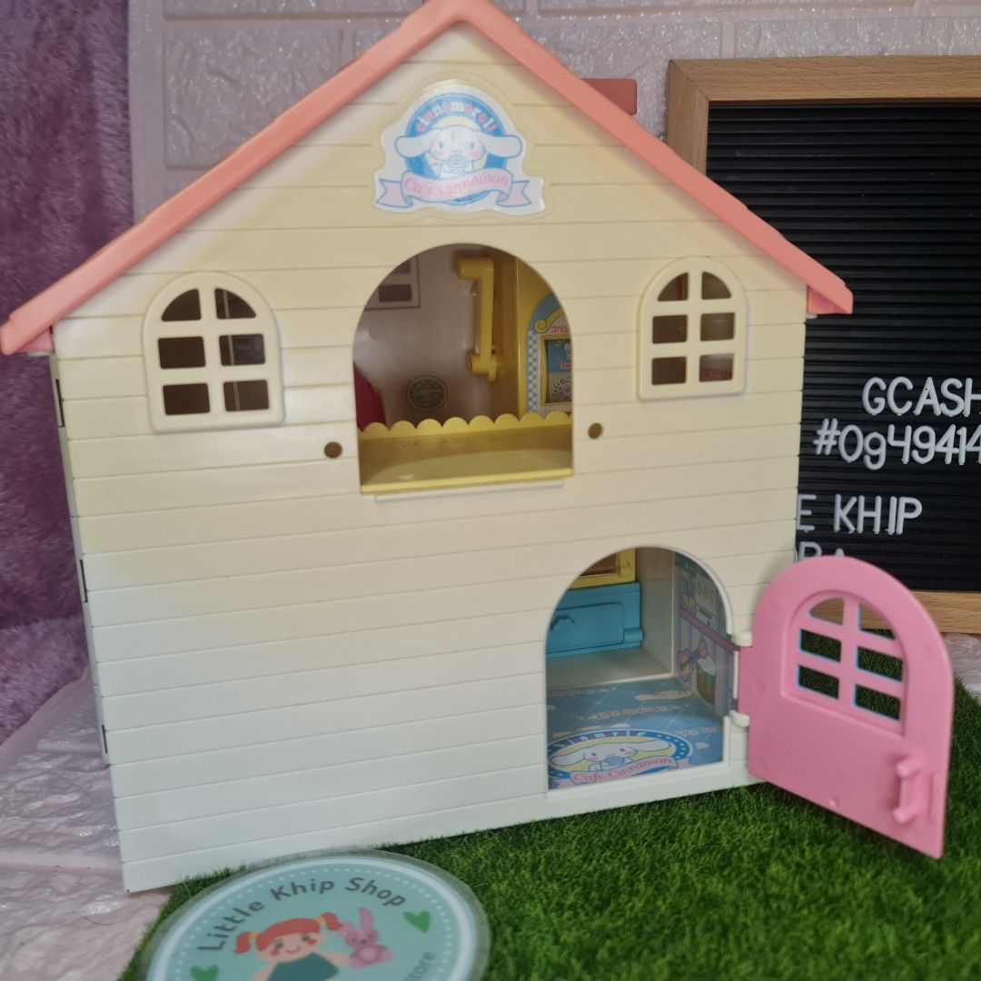 CINNAMOROLL CAFE HOUSE AND ICE CREAM WAGON SET, Hobbies & Toys, Toys ...