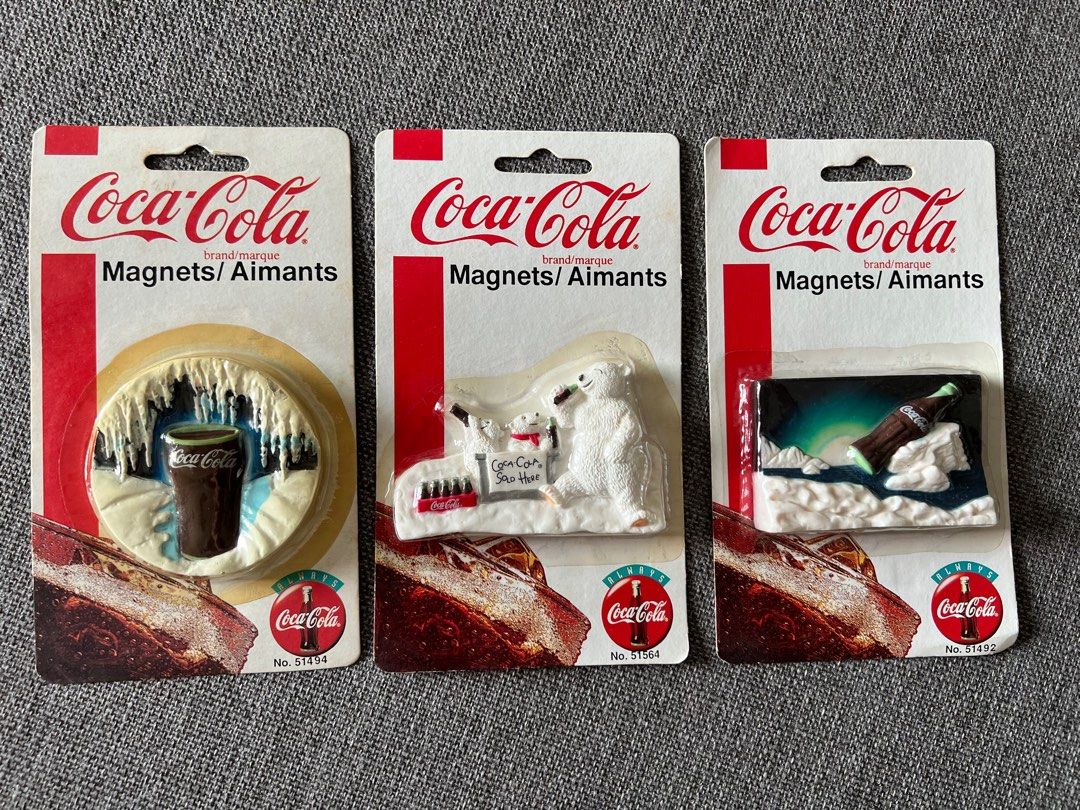Coca Cola Magnets, Hobbies & Toys, Collectibles & Memorabilia, Vintage ...