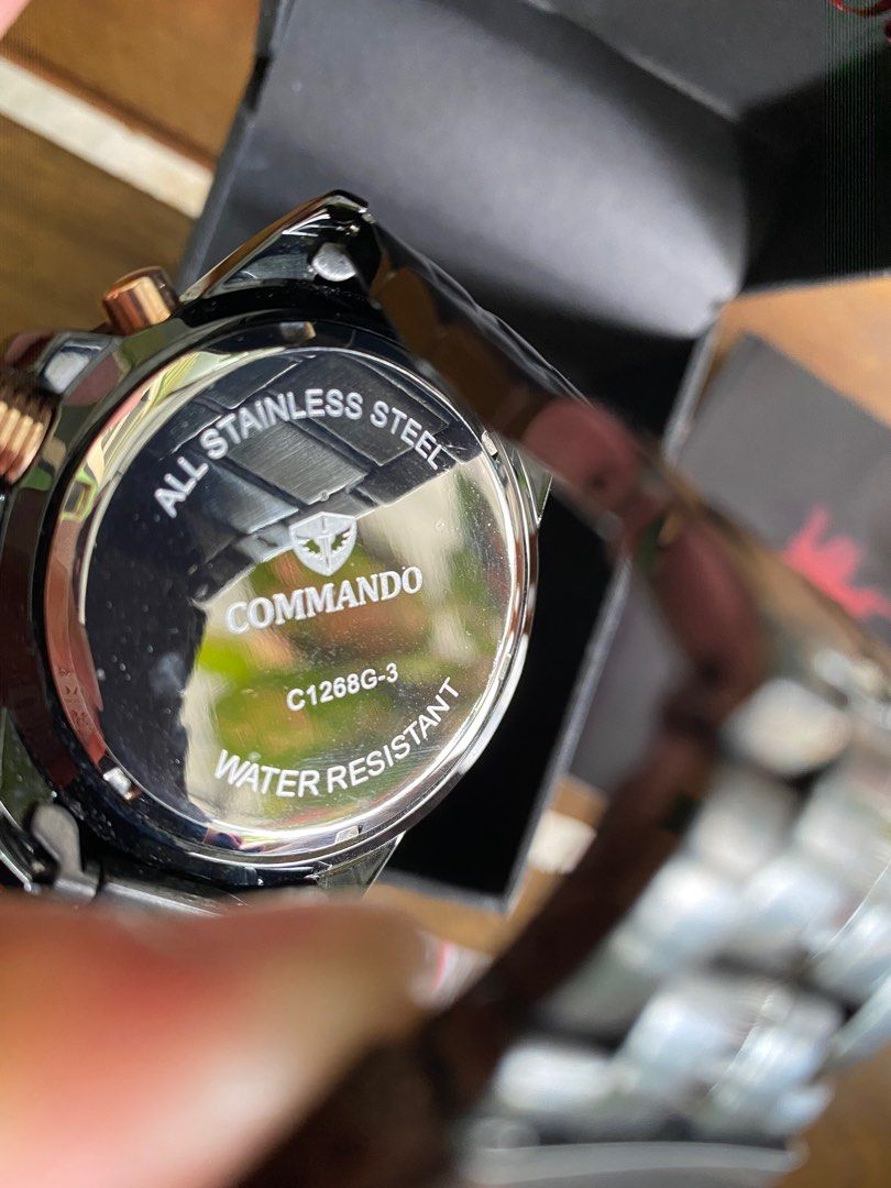 Commando watch jam tangan pria, Fesyen Pria, Jam Tangan di Carousell