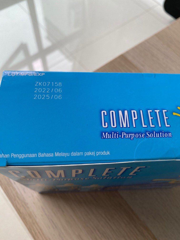 Complete Easy Rub Multipurpose Contact Lenses Solution, Beauty ...