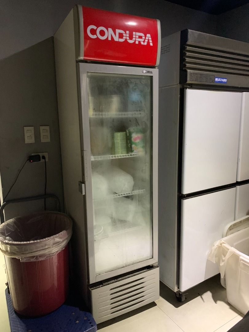 CONDURA Chiller One door Glass Showcase Refrigerator CBC-283 10CF 283L ...
