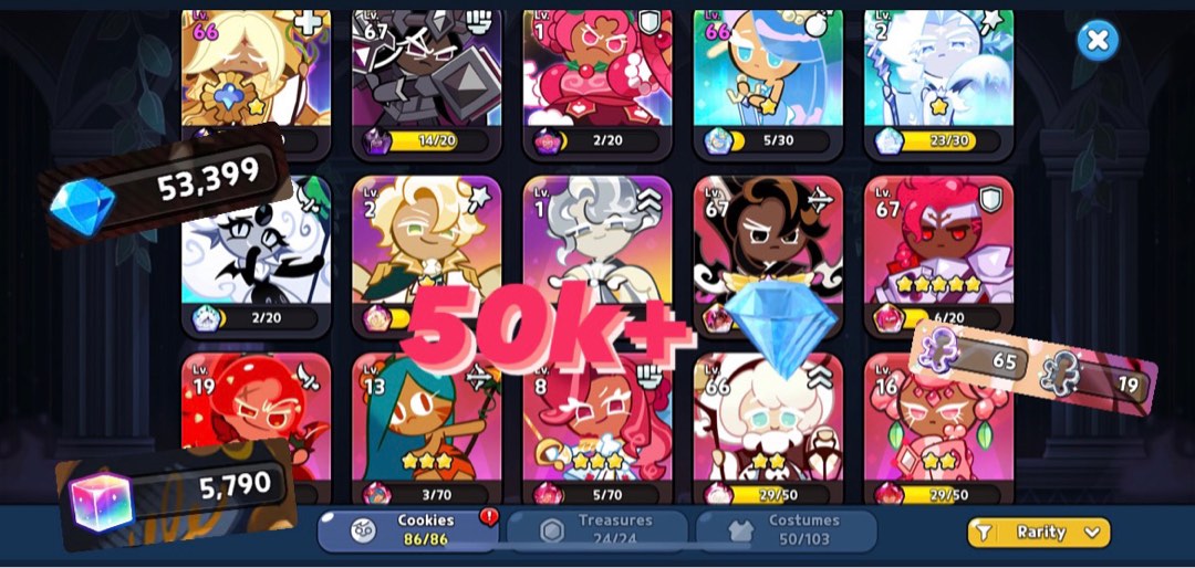 Cookie Run Kingdom Account Cheap (ALL COOKIES UNLOCKED + 50K GEMS AND ...