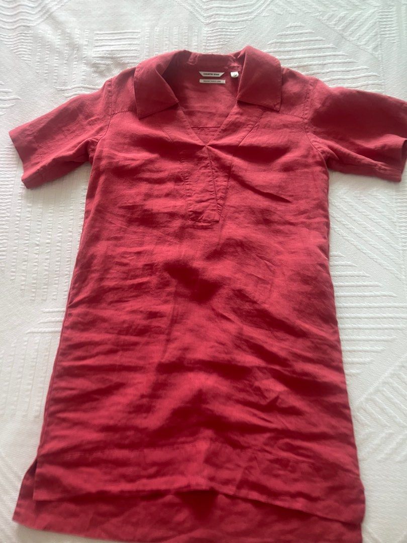 Country Road French Linen Dress, Women's Fashion, Dresses & Sets ...