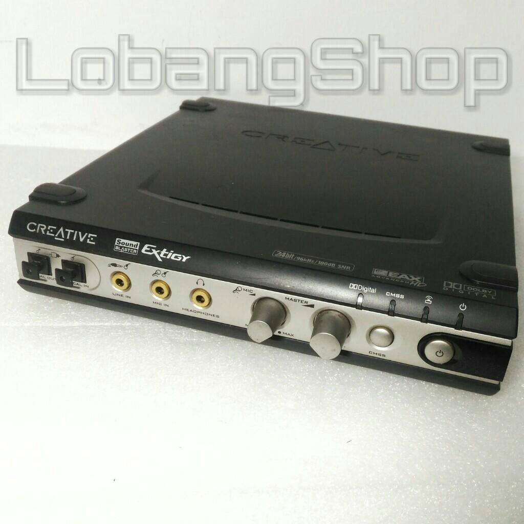 CREATIVE Sound Blaster Extigy SB0130 USB External Sound Card Audio ...